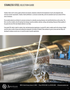 Stainless Steel Material Guide | American Industrial Company