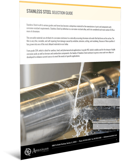 Stainless Steel Material Guide | American Industrial Company